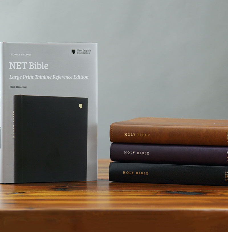 NET Thinline Reference Bible, Large Print - Thomas Nelson Bibles