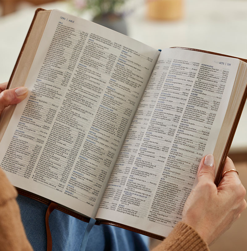 NET Thinline Reference Bible, Large Print - Thomas Nelson Bibles