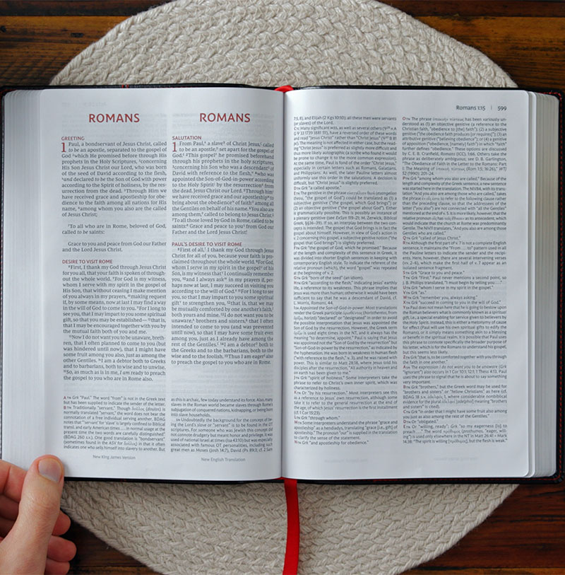 NKJV-NET Parallel New Testament with Translators' Notes - Thomas Nelson ...