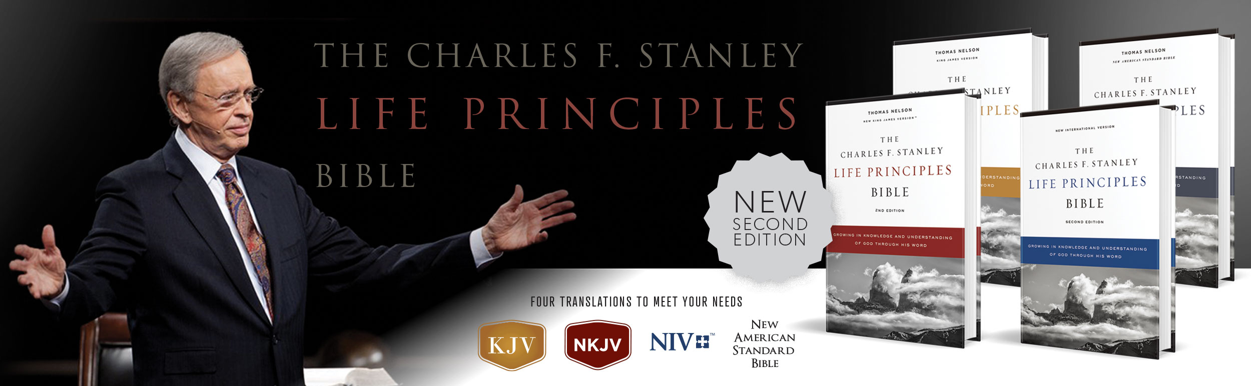 Charles F. Stanley Life Principles Bible - Thomas Nelson Bibles